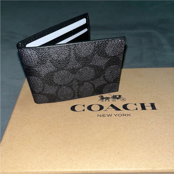 Coach | Bags | Coach Signature Card Holder | Poshmark